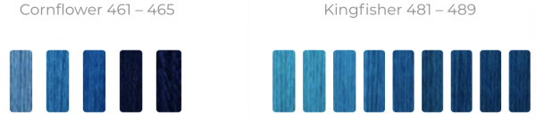 Палитра оттенков британских ниток для крюила Appletons (100% шерсть ...