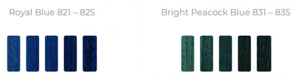 Палитра оттенков британских ниток для крюила Appletons (100% шерсть ...